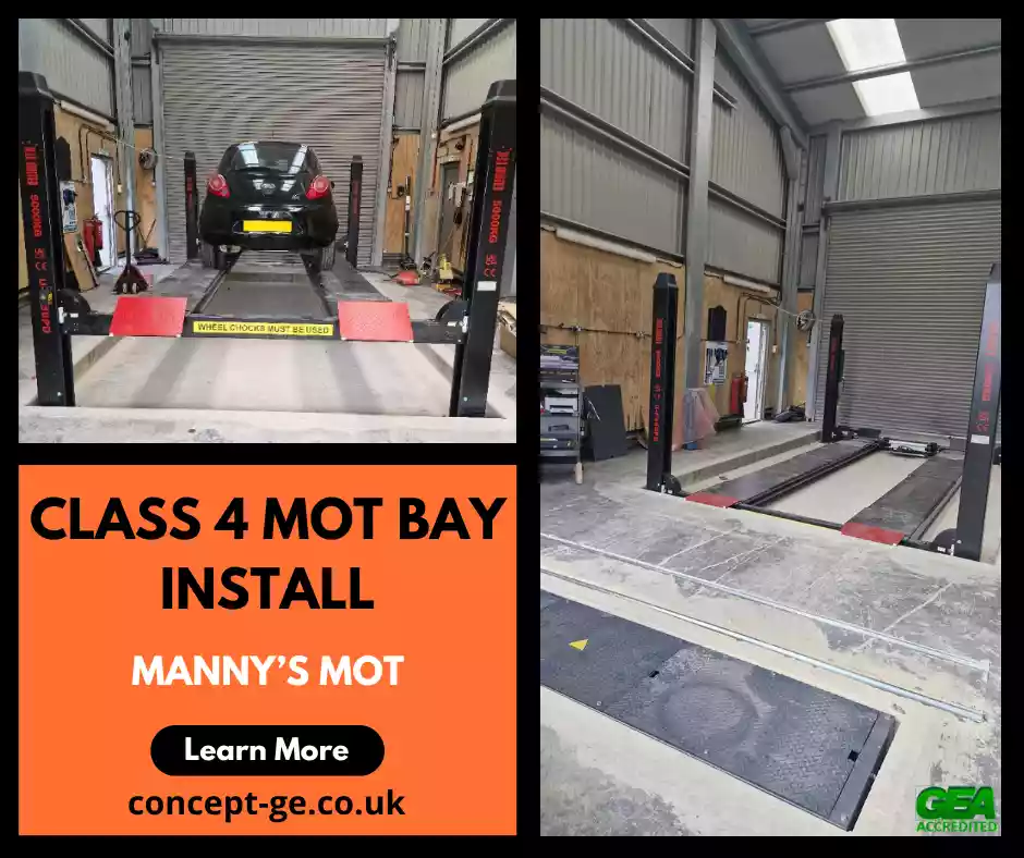 Class 4 MOT Bay Installation for Manny’s MOT in Aylesbury