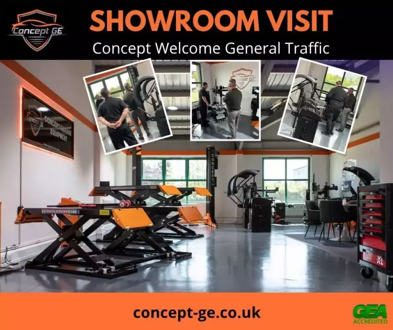 Concept Welcome General Traffic to our New Showroom