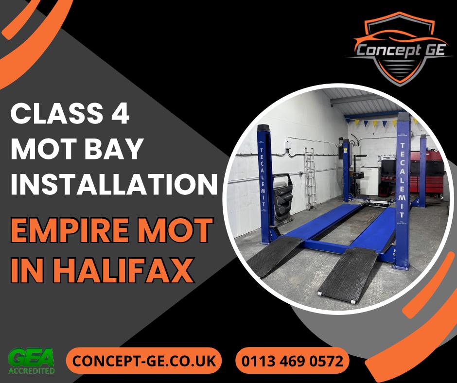 Empire MOT in Halifax Class IV MOT Bay install - Concept G E