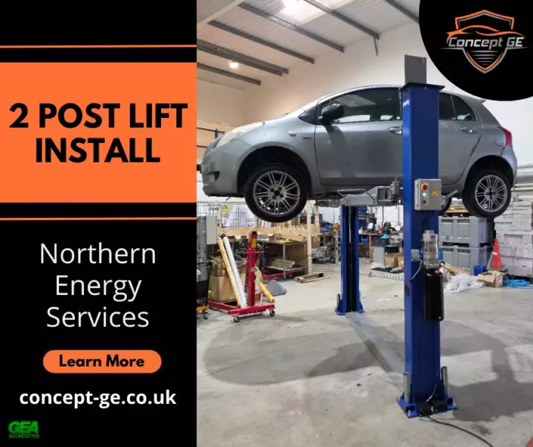 2 Post Lift Installation at Northern Energy Services in Doncaster