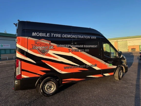 Mobile Tyre Vans - from UK expert Concept Garage Equipment